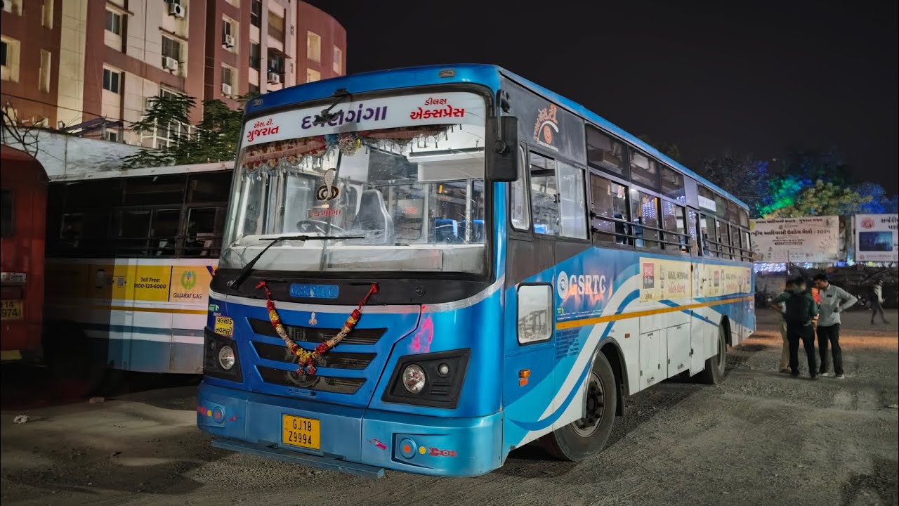 Gsrtc Bus Stop At Grid Navsari || Travel With Ankur - YouTube