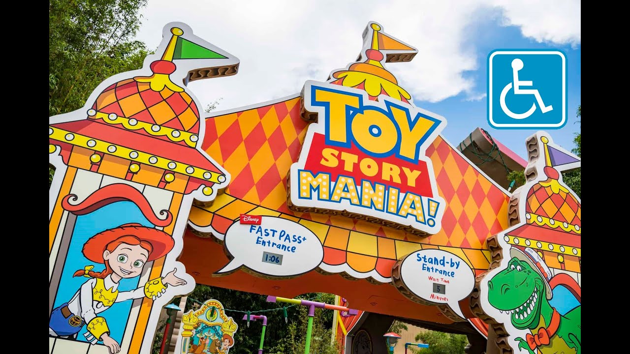 Toy Story Mania Accessible Vehicle - YouTube