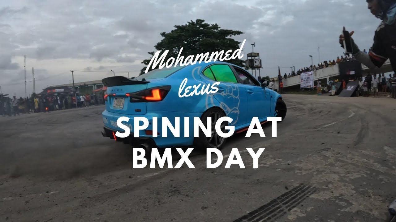 Mohammed Lexus drifting and spinning at BMX day - YouTube