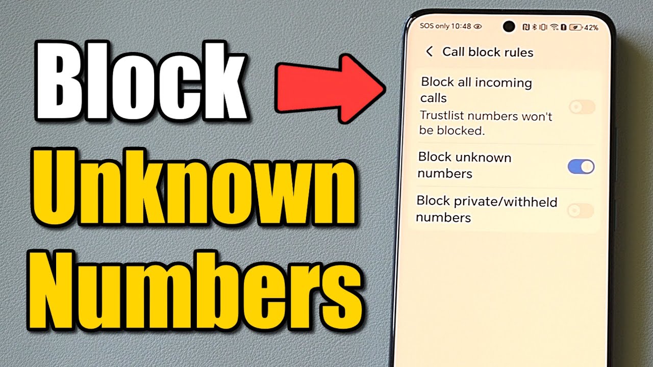 How to Block Unknown Numbers & Callers on Android Phone (Best Method ...