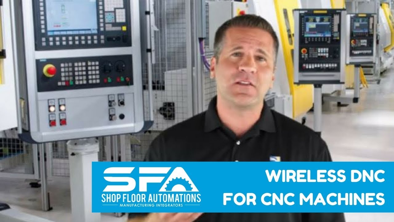 Wireless DNC Hardware for CNC Machines - YouTube