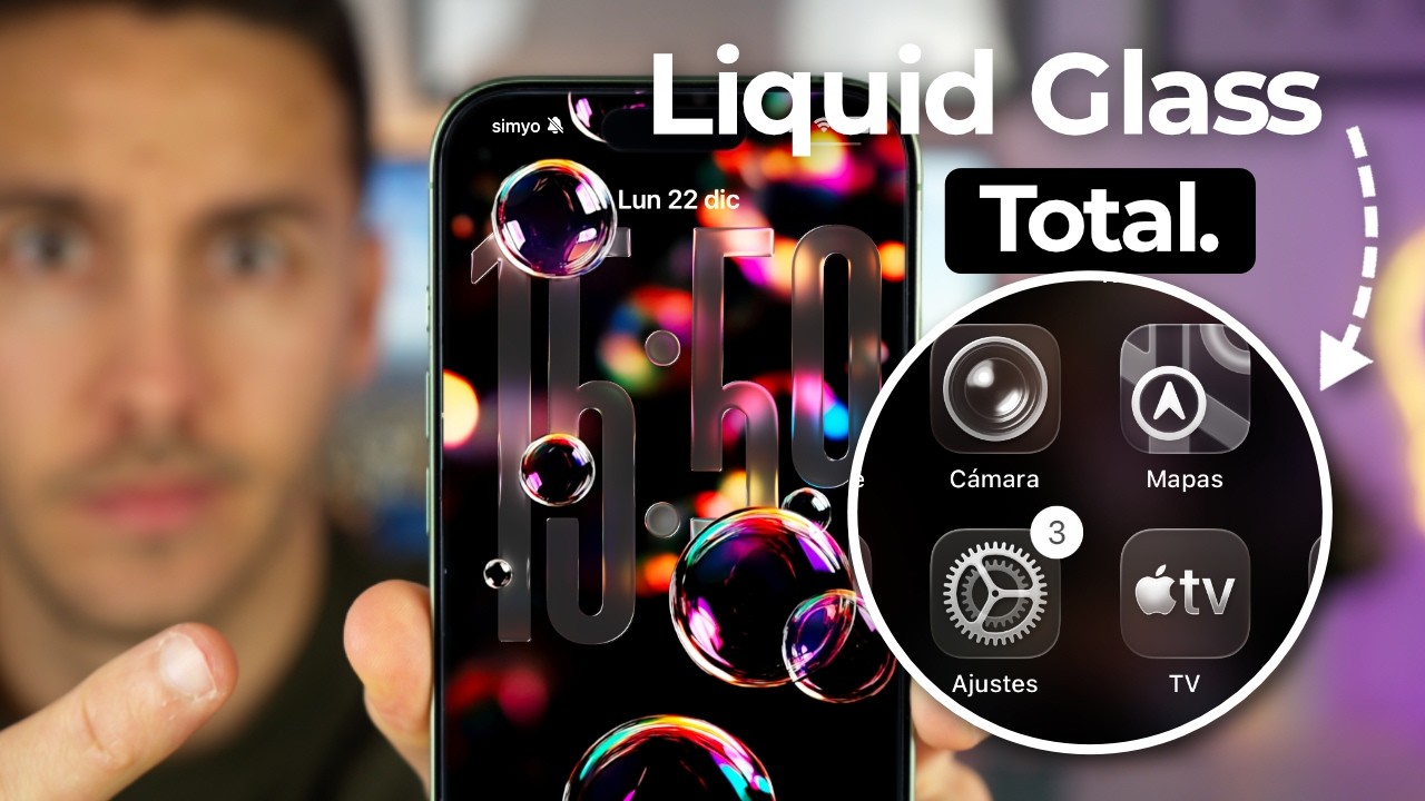 Activa el Modo ULTRA LIQUID GLASS en tu iPhone con iOS 26 🫧 - YouTube