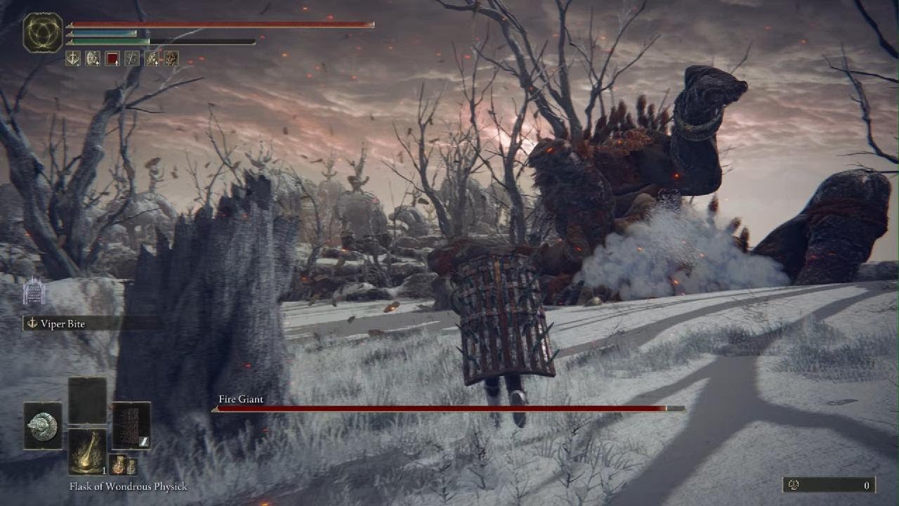 ELDEN RING: fire giant shield only - YouTube