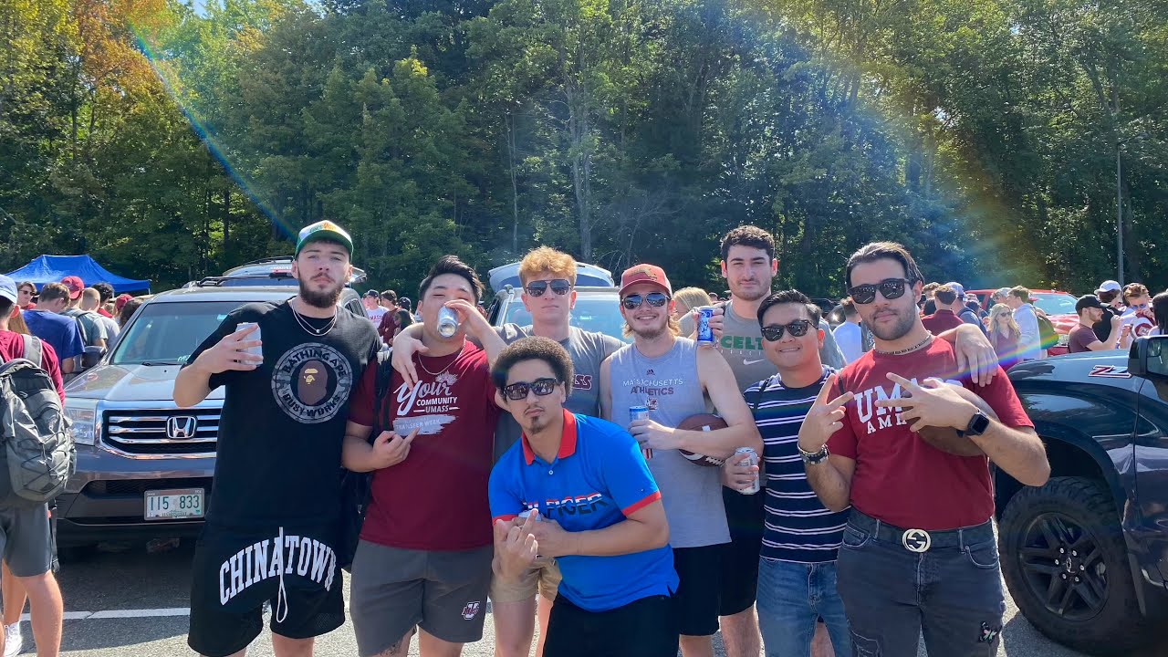 An Average Saturday at UMass Amherst | Part 1: Football Tailgate - YouTube