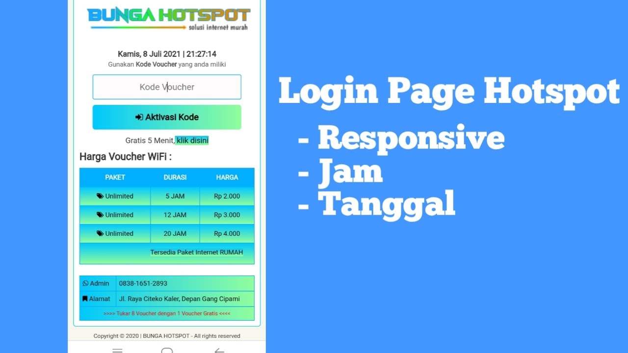 Login Page Hotspot Responsive - YouTube
