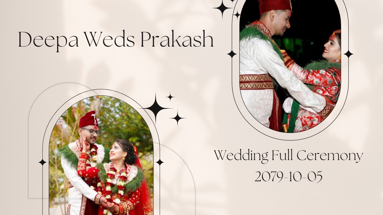 Deepa Weds Prakash | Wedding Full Ceremony | Om Films Studio, Parsa ...