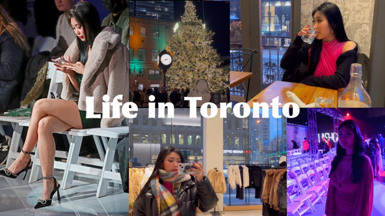VLOG | LIVING IN TORONTO🇨🇦토론토 브이로그( College life, Christmas, Fashion ...