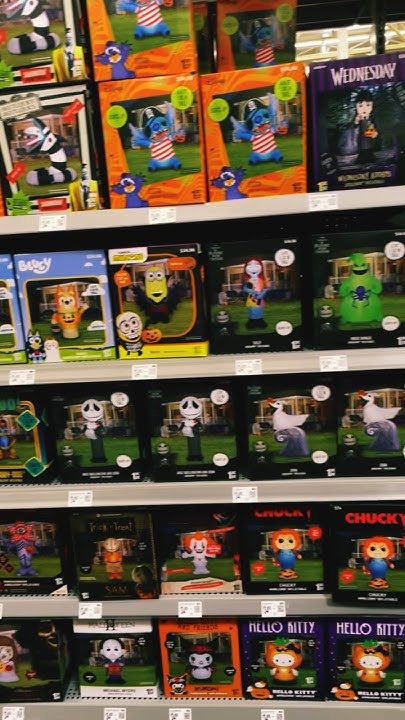 Walmart Store Check #1: 2024 Gemmy Airblown Halloween Inflatable Selection - YouTube
