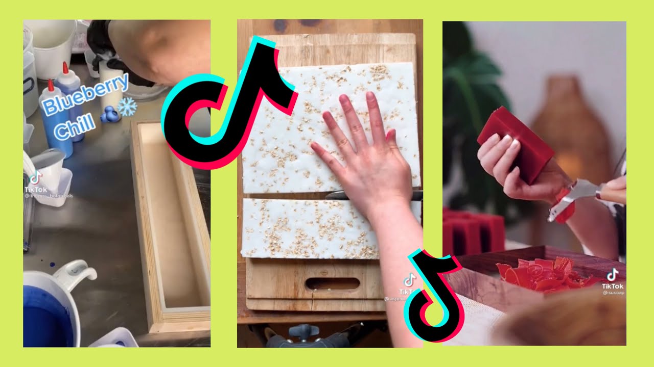 Soap making from Tik tok | by tiktok.blueberry - YouTube