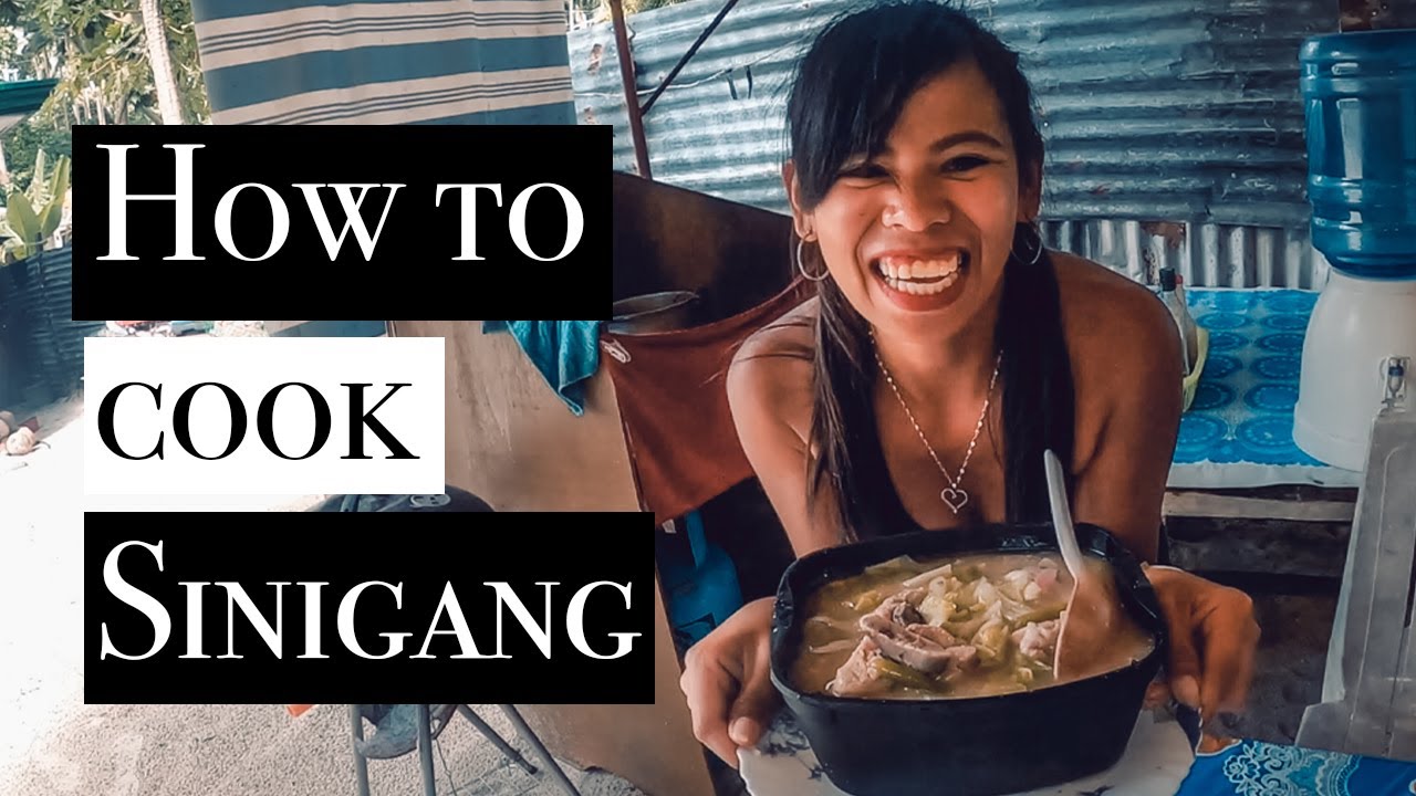 How to make Sinigang Filipino dish - YouTube