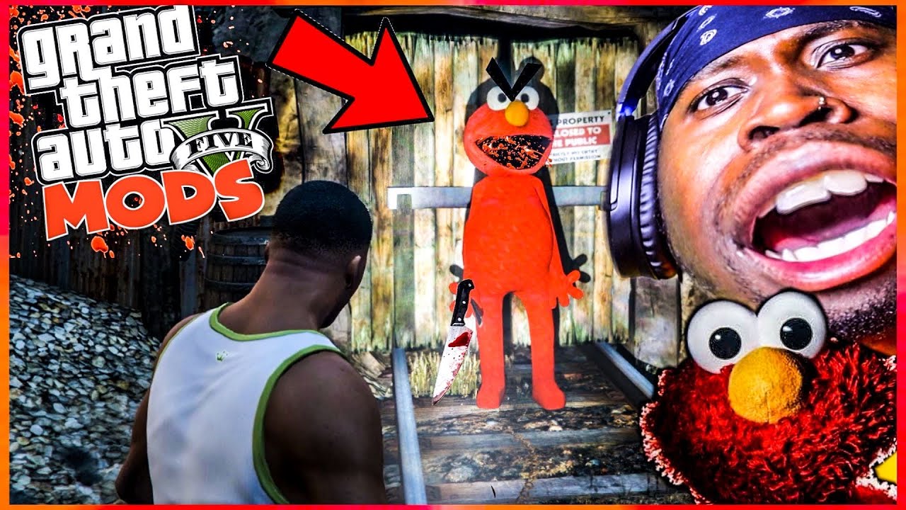 I FOUND EVIL ELMO IN GTA 5 (GTA 5 EVIL ELMO MOD) - YouTube
