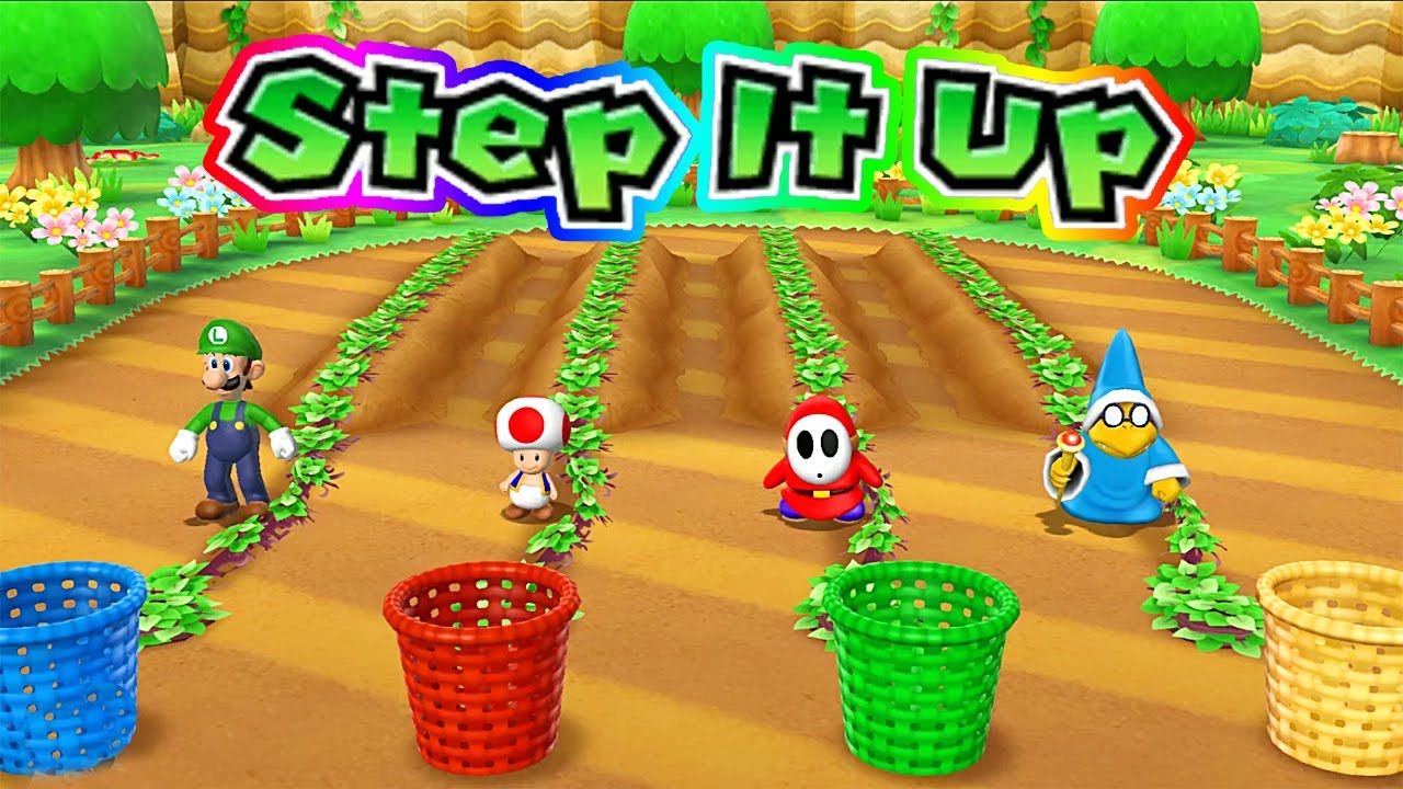 Mario Party 9 (マリオパーティ9) Step It Up (All Boss Battles)- Luigi vs ...
