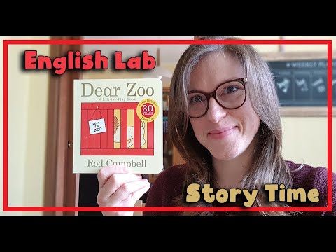 Story Time | "Dear Zoo" interactive lift the flap book | Read aloud ...