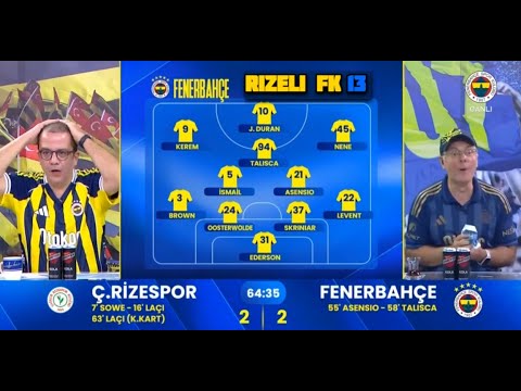 Çaykur Rizespor 2-5 Fenerbahçe - FB TV GOL ANLARI - 23 Kasım 2025