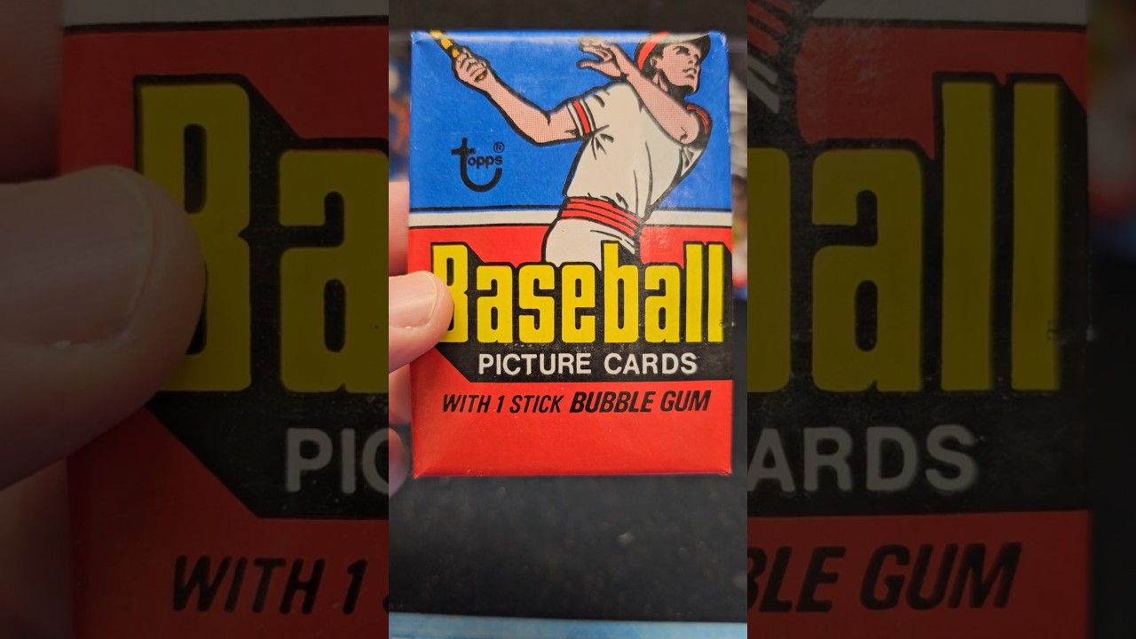 1977 Topps Baseball card wax pack. Searching for a Dale Murphy rookie ...