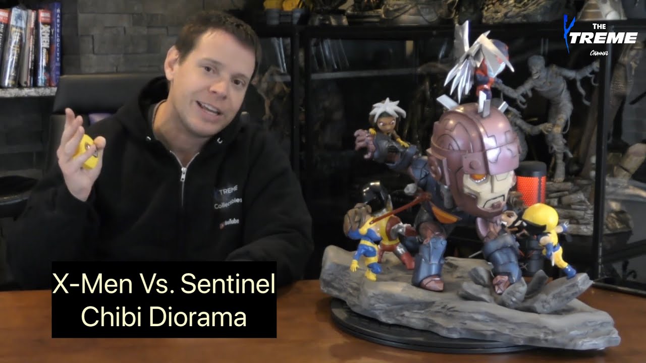 Drunk Unboxing & Review of this Custom Chibi X-Men Statue. How is this ...