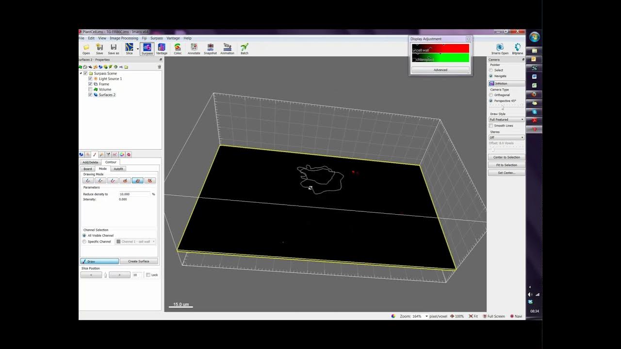 How to Extract a 3D Object in Imaris Using the Contour Surface | Tutorial - YouTube