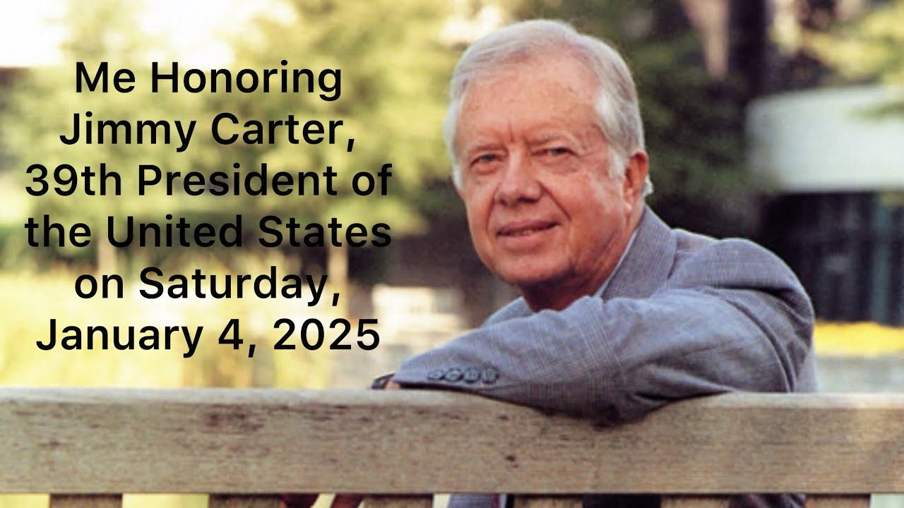Me Honoring Jimmy Carter, 39th President of the United States on ...