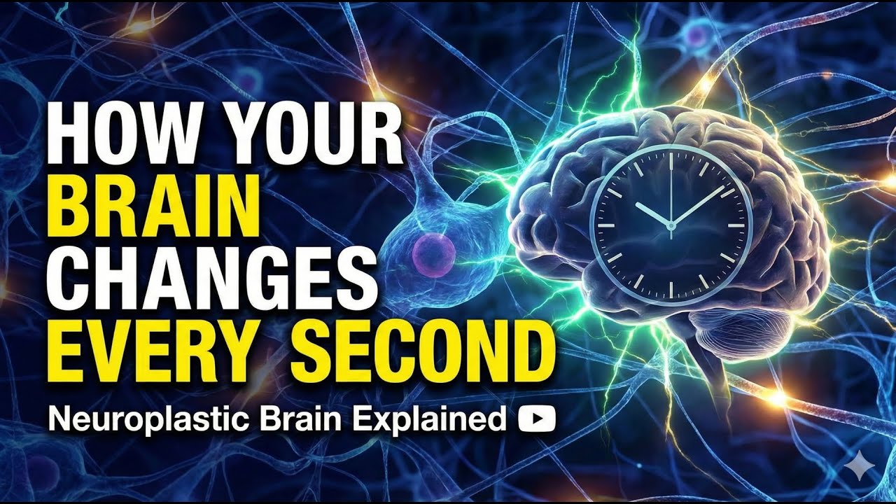 How Your Brain Changes Every Second | Neuroplastic Brain Explained ...
