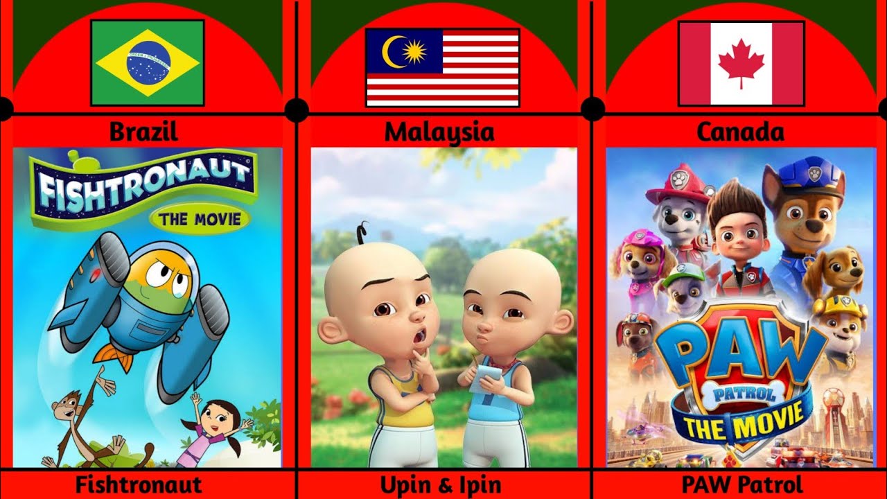 CARTOONS FROM DIFFERENT COUNTRIES - YouTube