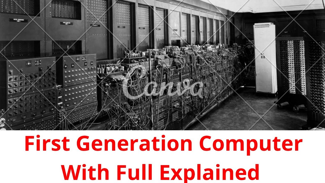 First Generation Computer With Full Explained & Bonus PDF Notes | Hindi ...