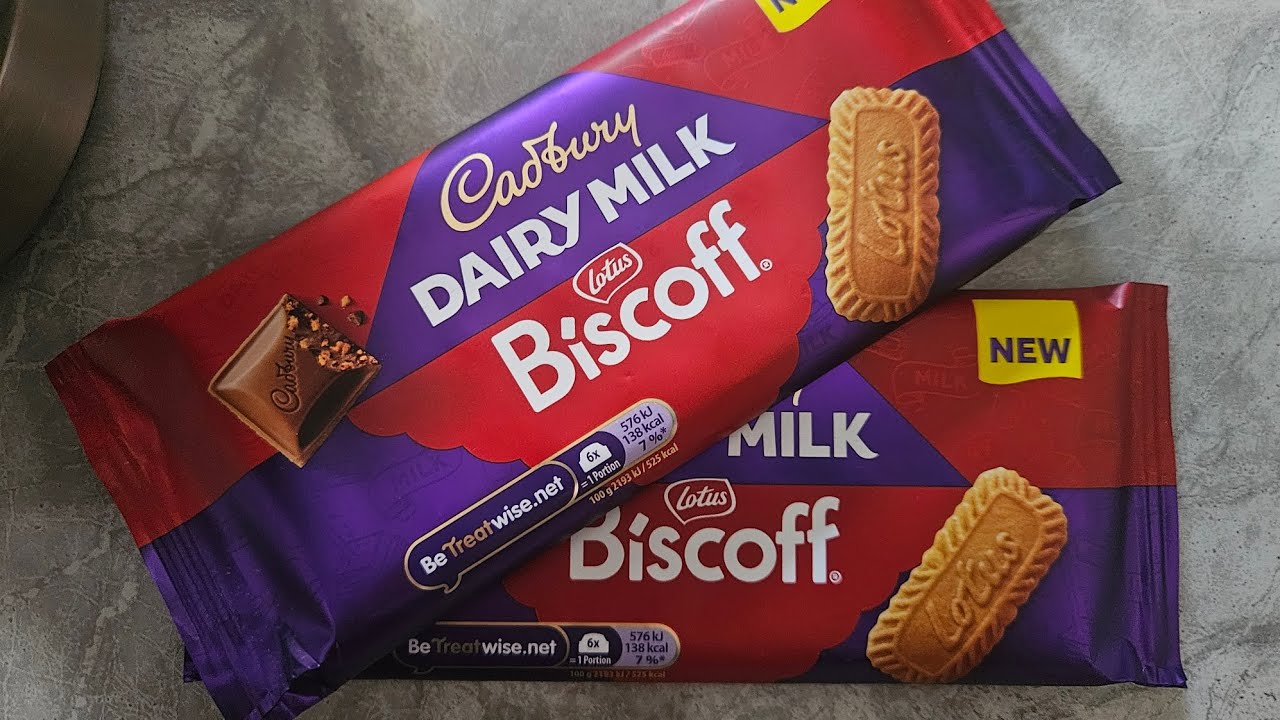 Reviewing The New Cadburys Biscoff - YouTube