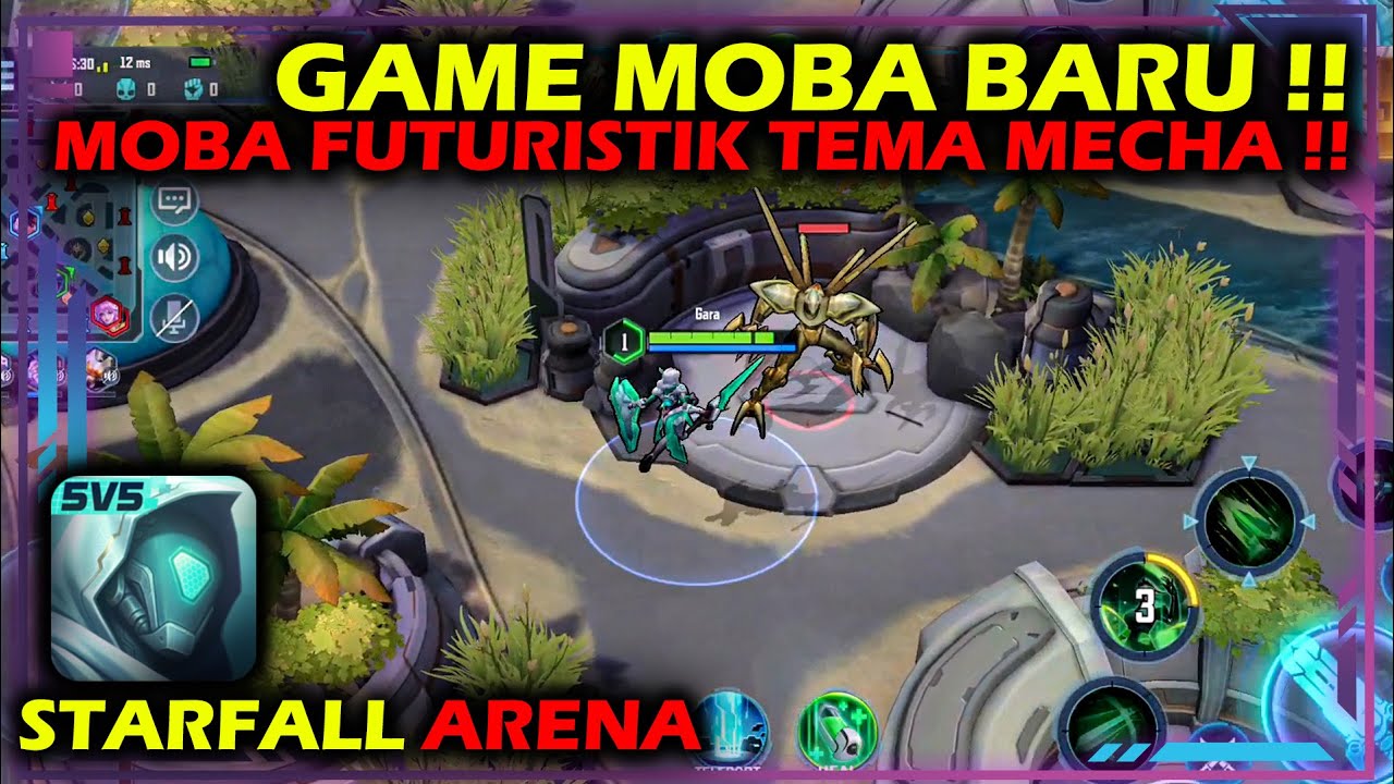 GAME MOBA MECHA !! StarFall Arena Gameplay & Download - YouTube