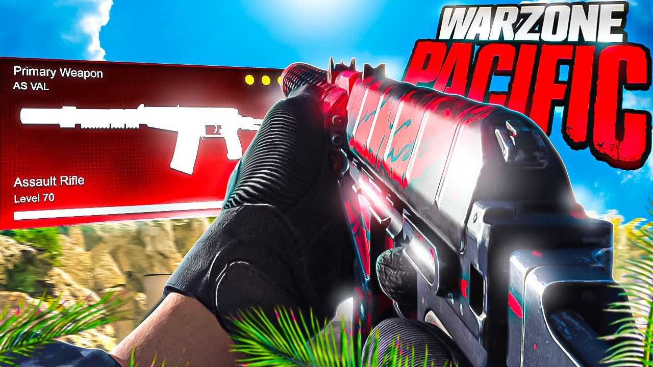 The AS VAL is THE BEST GUN IN WARZONE PACIFIC (Solos) - YouTube