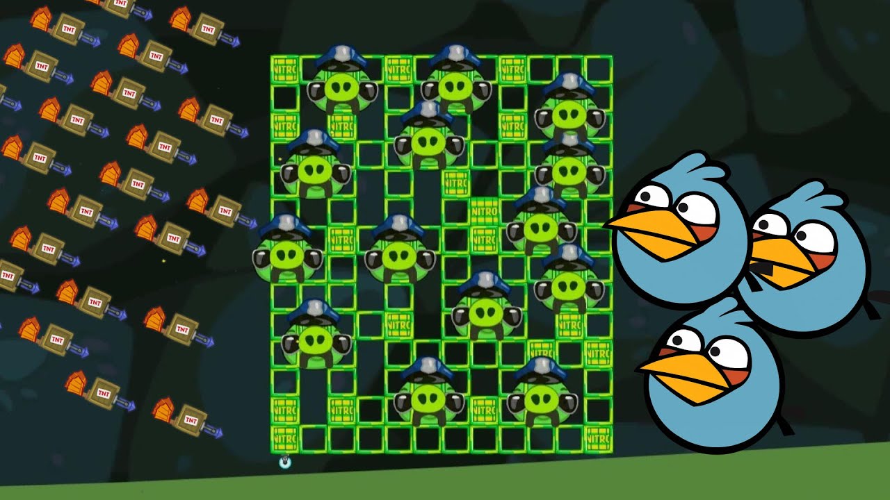 Bad Piggies - FIRING ARTILLERY TO DESTROY POLICE KING PIG AND BLUE ...