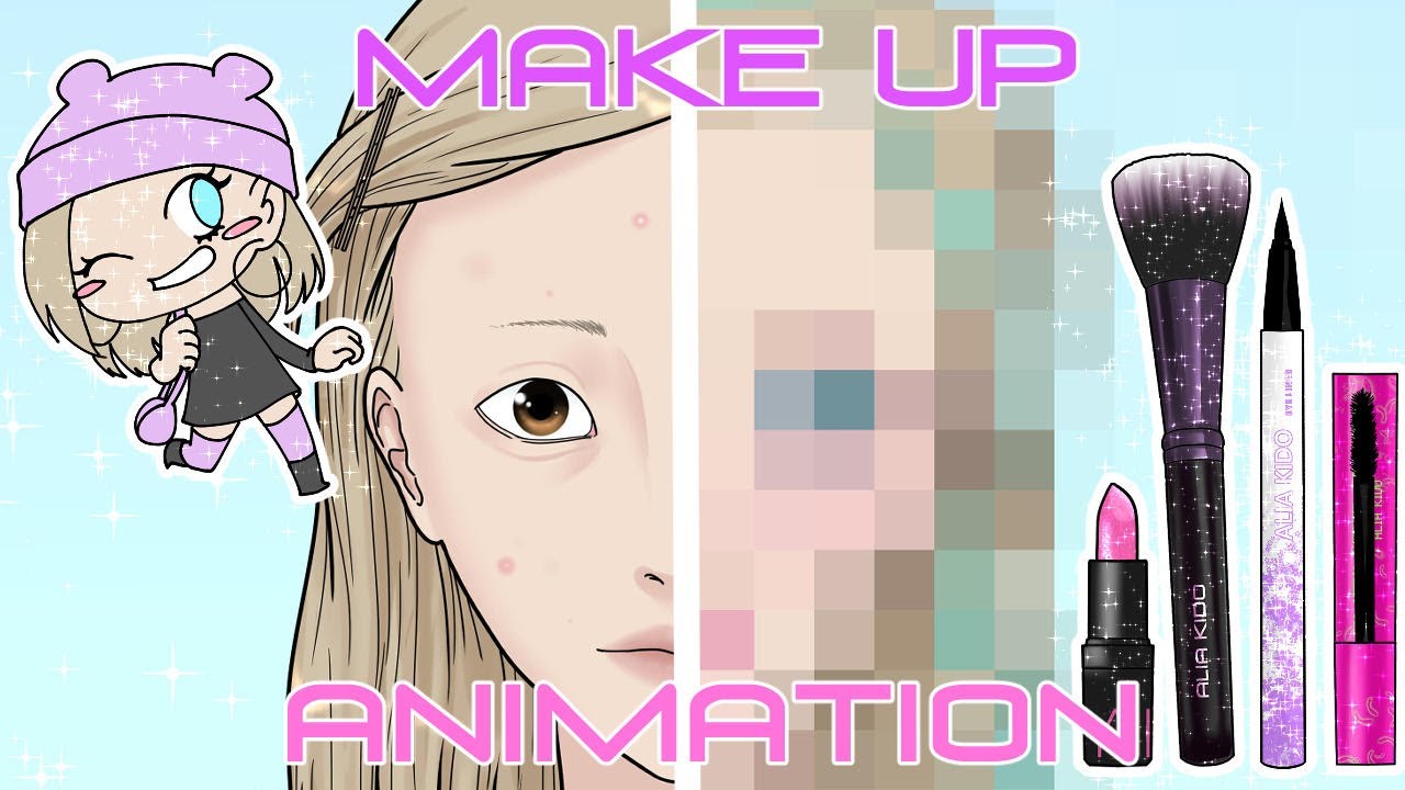 💄Pink Make up transformation💄[ANIMATION/STOP MOTION] #Lulupangchallenge ...