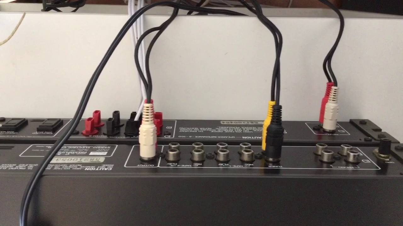 SANSUI C-55 & B-55 CONTROL AND POWER AMPLIFIER WITH YAMAHA NX-E100 ...