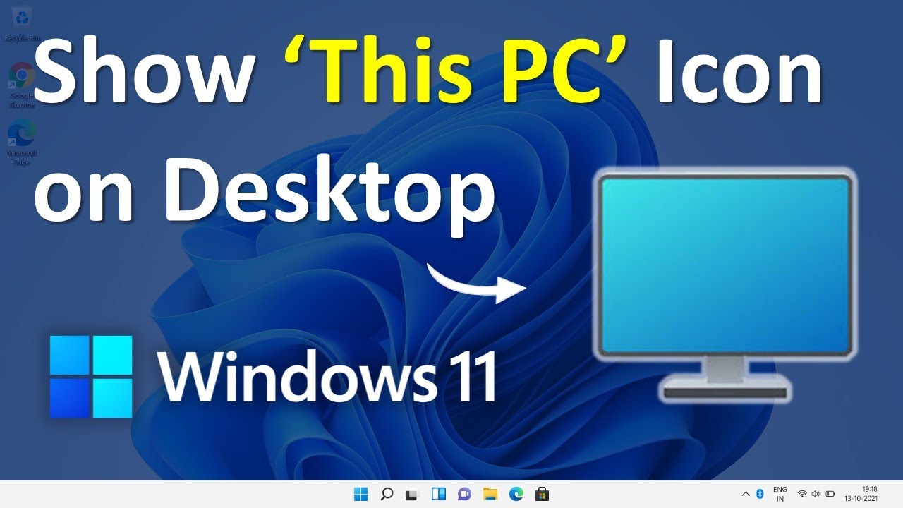 How to Show This PC Icon on Desktop In Windows 11 - YouTube