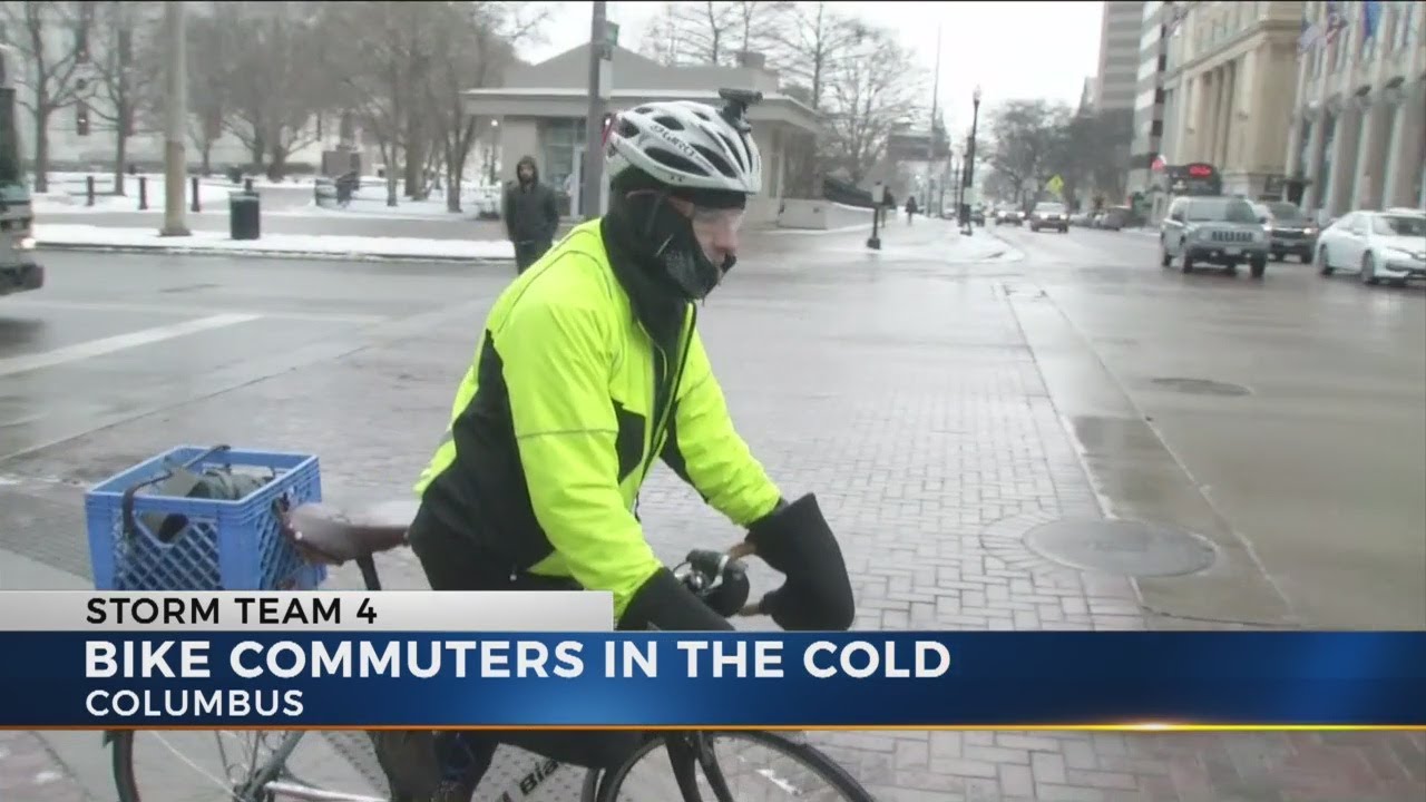 Winter cycling tips for commuters braving cold and ice - YouTube