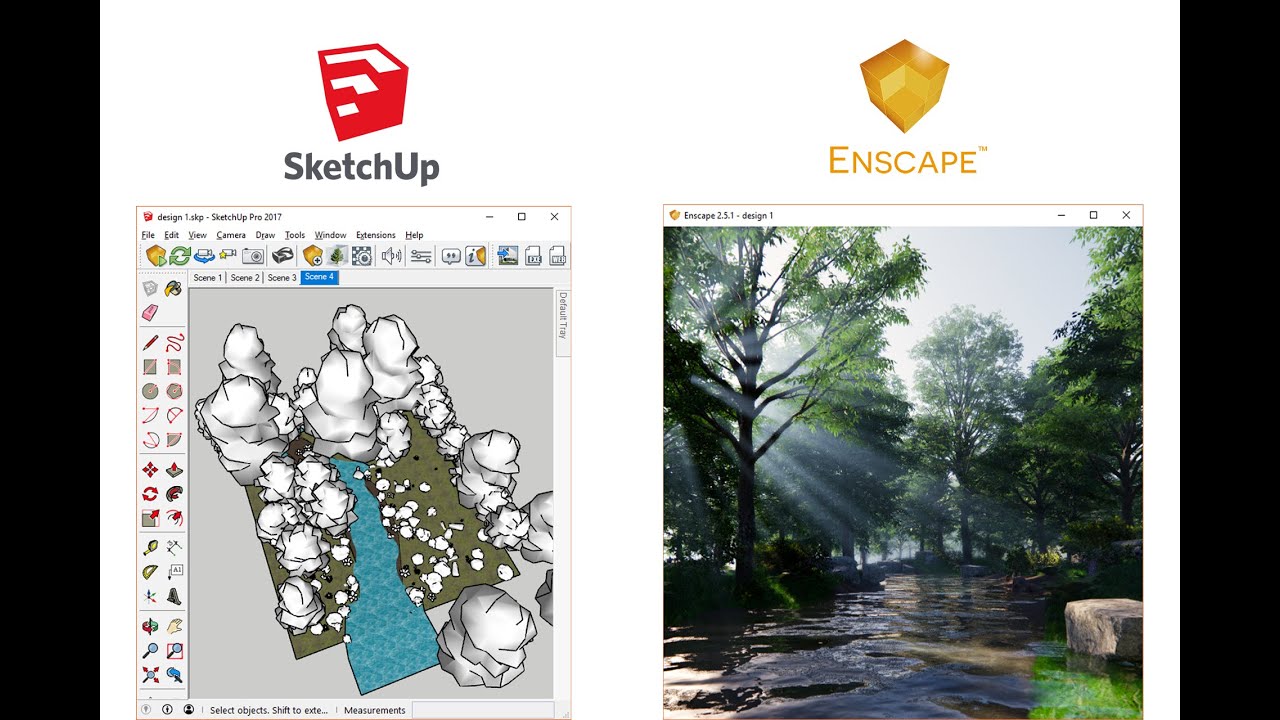 Enscape Tutorial Tips #1 - This is an Enscape tutorial tips for river ...
