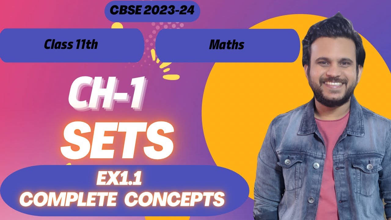 Class 11 Maths | Ch-1 Sets | 2023-24| Ex. 1.1 All Concepts + Examples ...