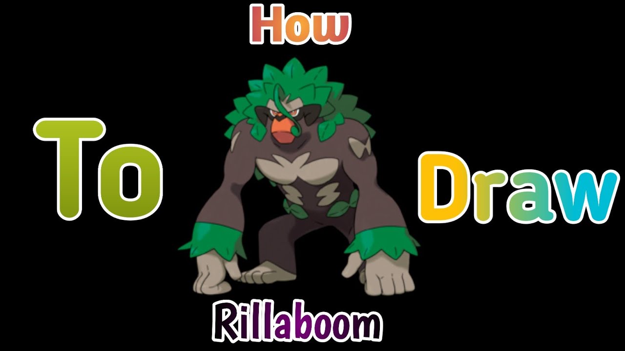 How to Draw Rillaboom| Crafty Daksh | - YouTube