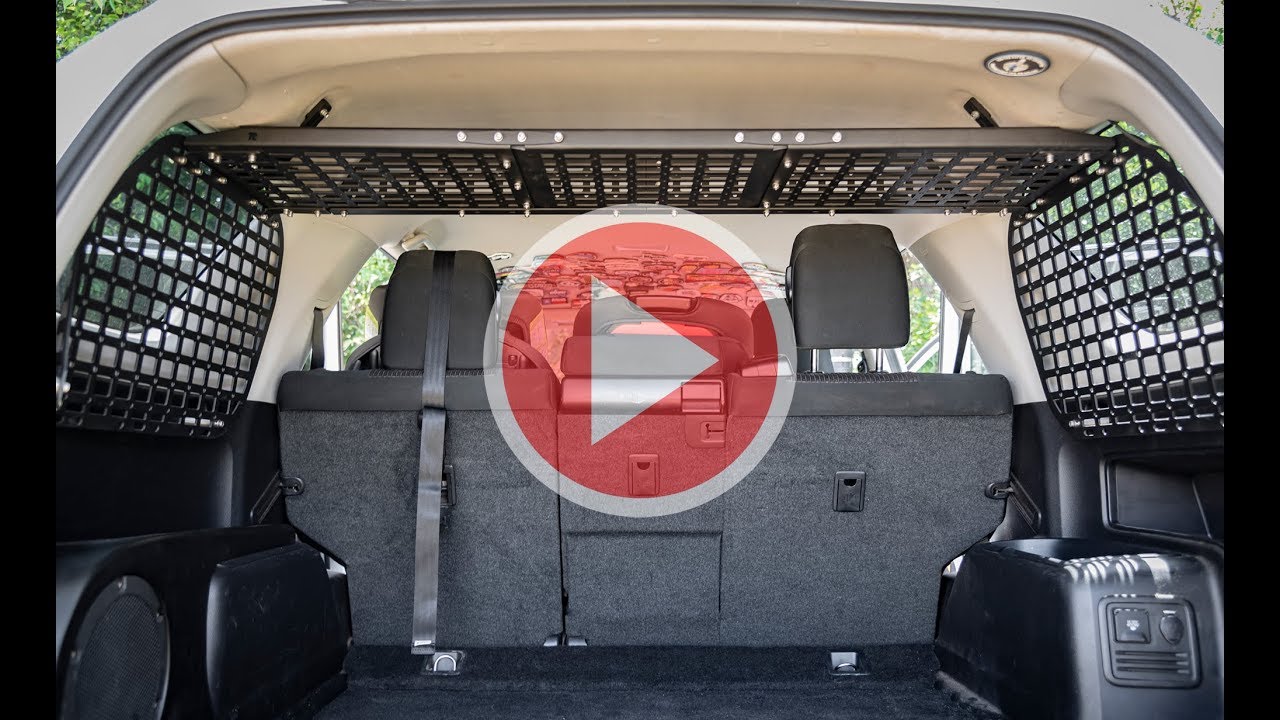 Toyota 4Runner 5th Gen Modular Storage Panel Shelf - YouTube