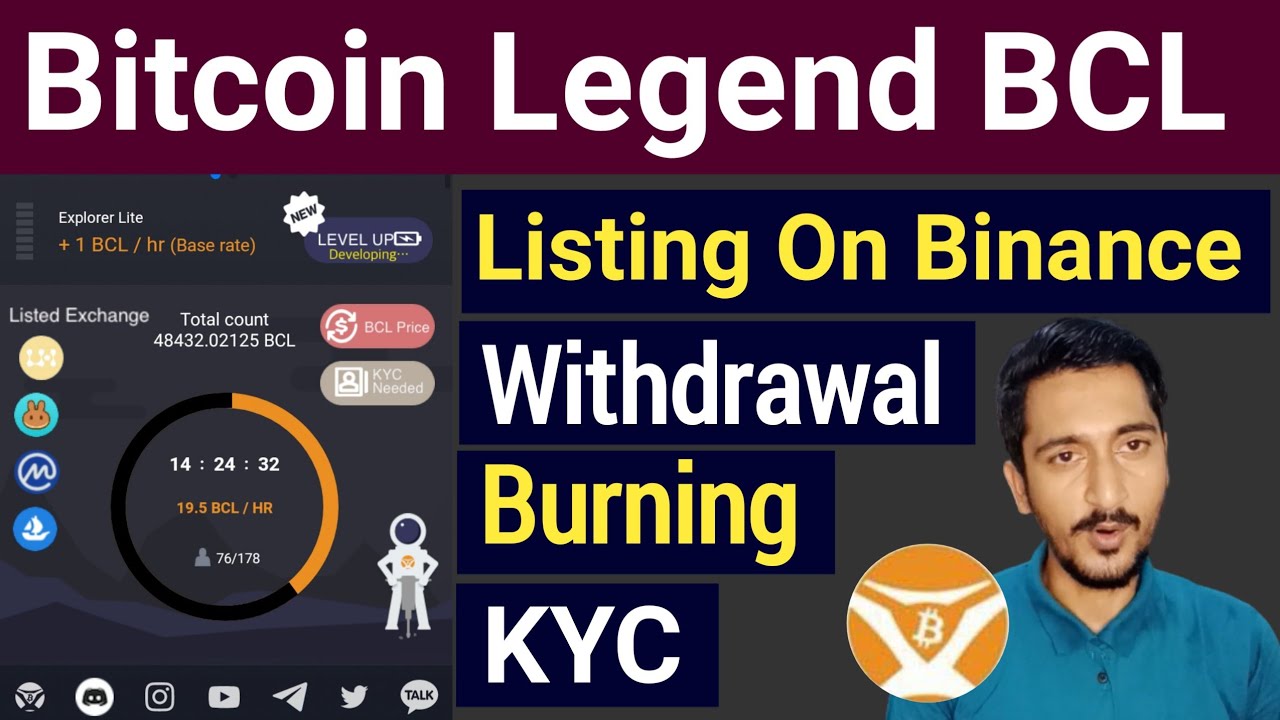 Bitcoin Legend (BCL) Big Update Road Map 2023 BCL Listing, Withdrawal ...