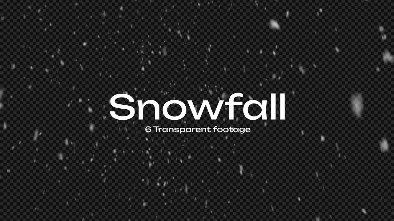 Snowfall: (Drag & Drop) Motion graphics - YouTube