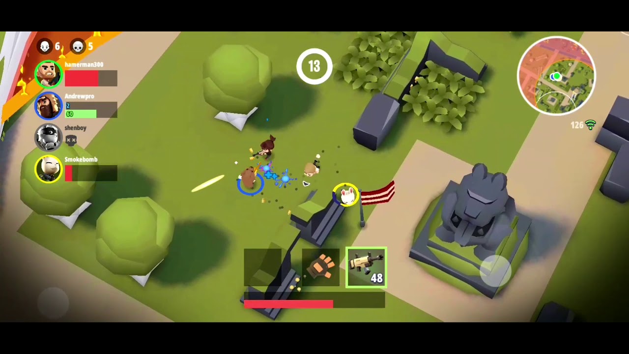 Playing battleland royal - YouTube