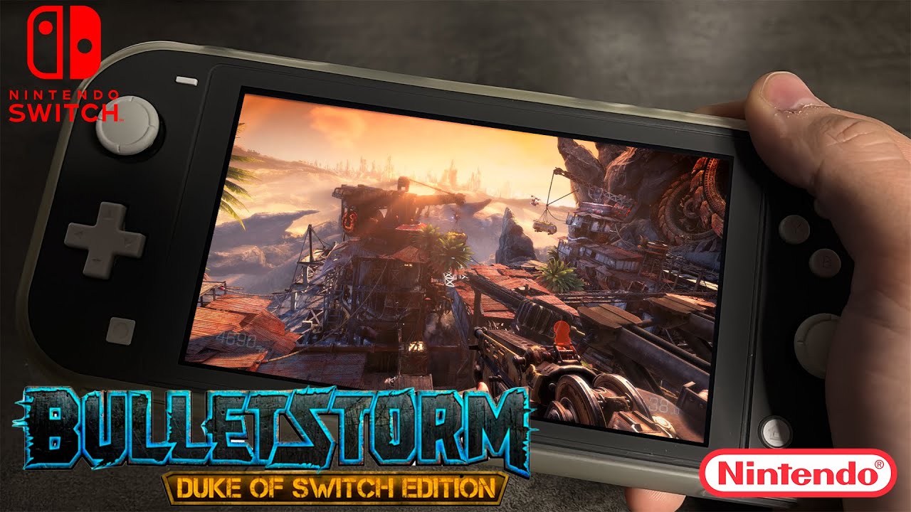 Bulletstorm: Duke of Switch Edition Nintendo Switch Lite Gameplay - YouTube