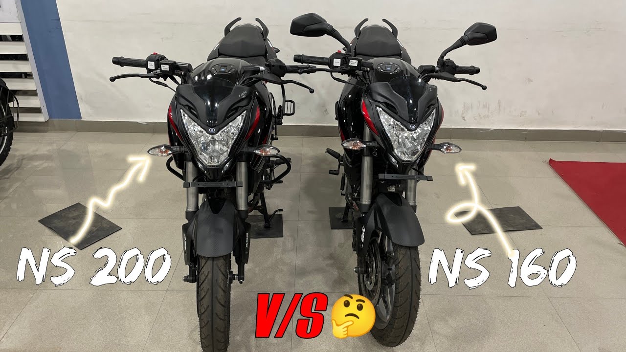 NS160 vs NS200 | Pulsar ns200 vs Pulsar ns160 | Harsh verma - YouTube