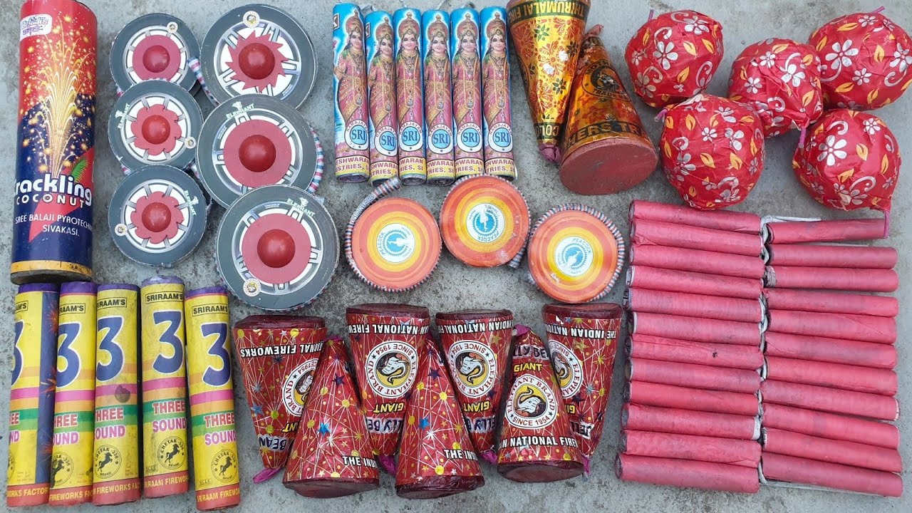 Different types of Fireworks testing, Crackers experiment, Crackers ...