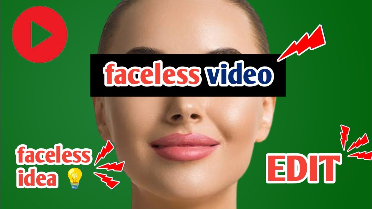 how to make a video without showing your face | faceless video idea ...