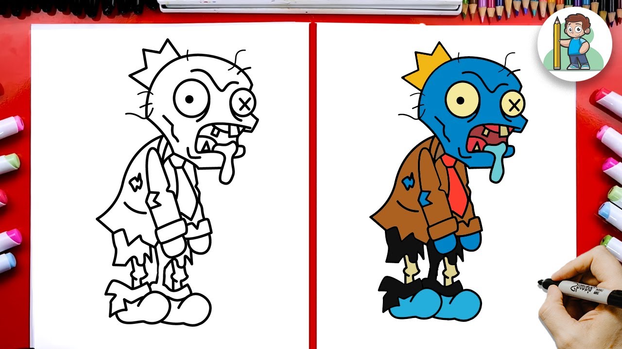 How to Draw Zombie Blue Rainbow Friends | Zombie Rainbow Friends ...