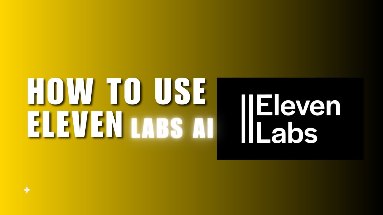 Pionerring in AI Voice Generator! How to use Eleven Labs AI - YouTube