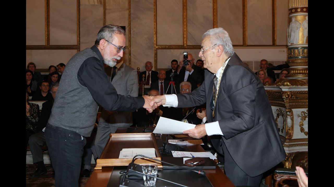 Απονομή βραβείου Ακαδημίας Αθηνών στην Προκυμαία της Σμύρνης, 19.12. ...