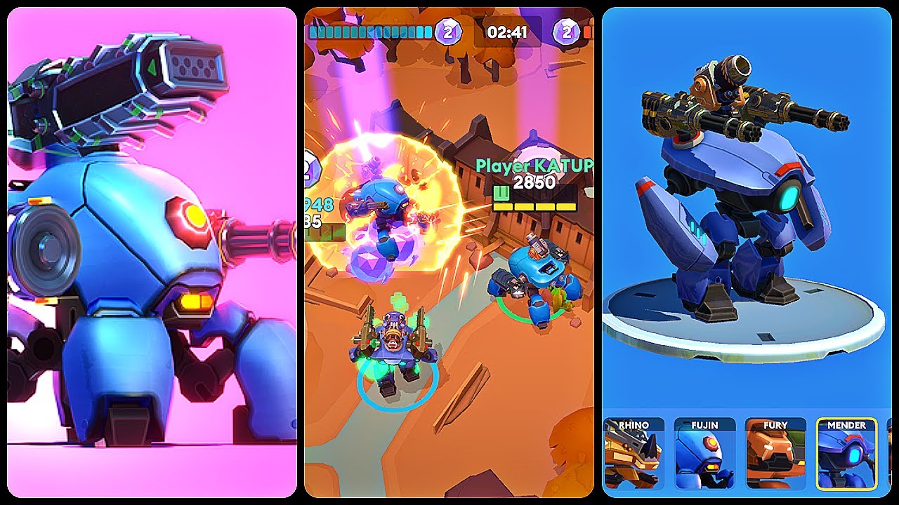 Little Big Robots. Mech Battle (Gameplay Android) - YouTube
