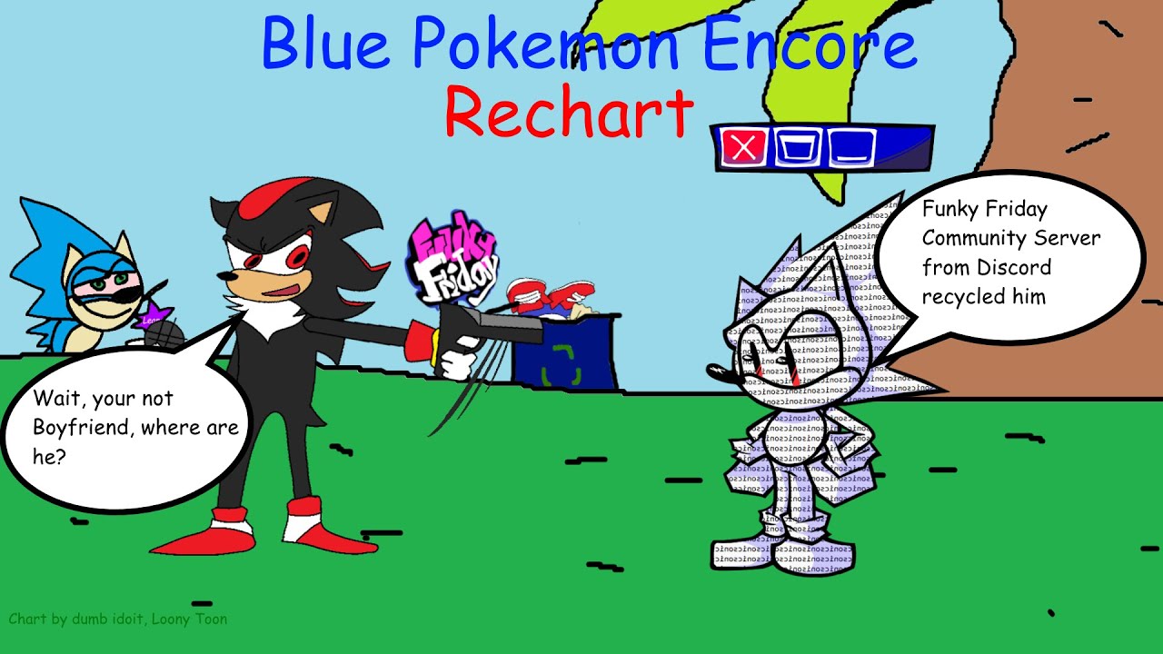 Blue Pokemon Encore Rechart - YouTube
