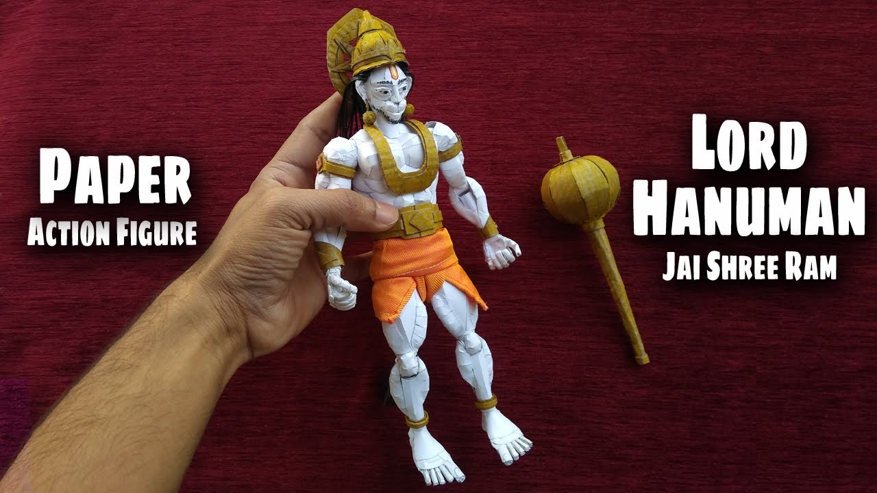 Lord Hanuman | Paper Action Figure - YouTube